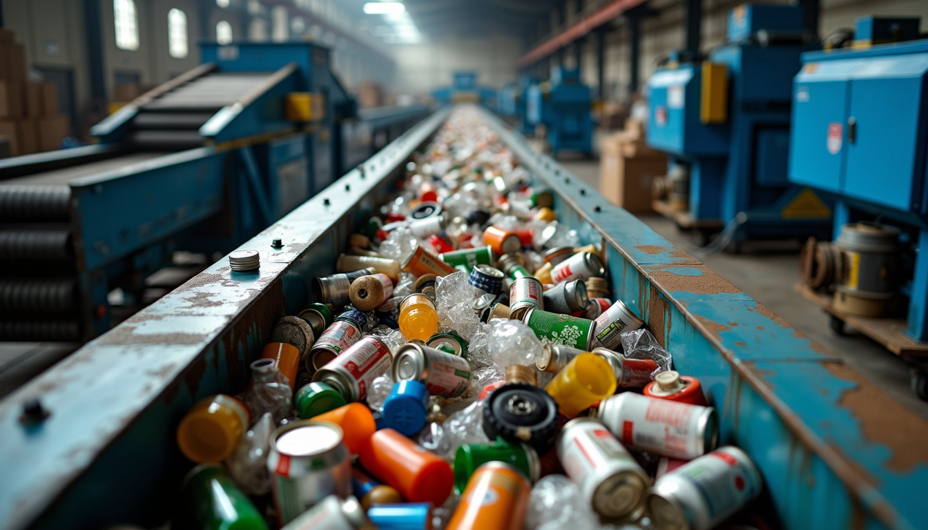 High-efficiency single-stream recycling conveyors, made in the USA